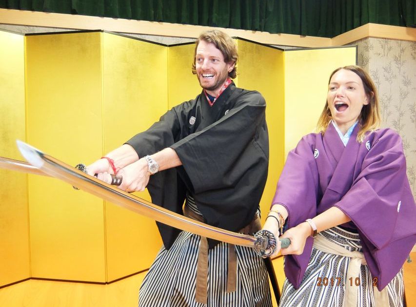 Samurai experience + Kenbu Show (1.5hrs or 2hrs)