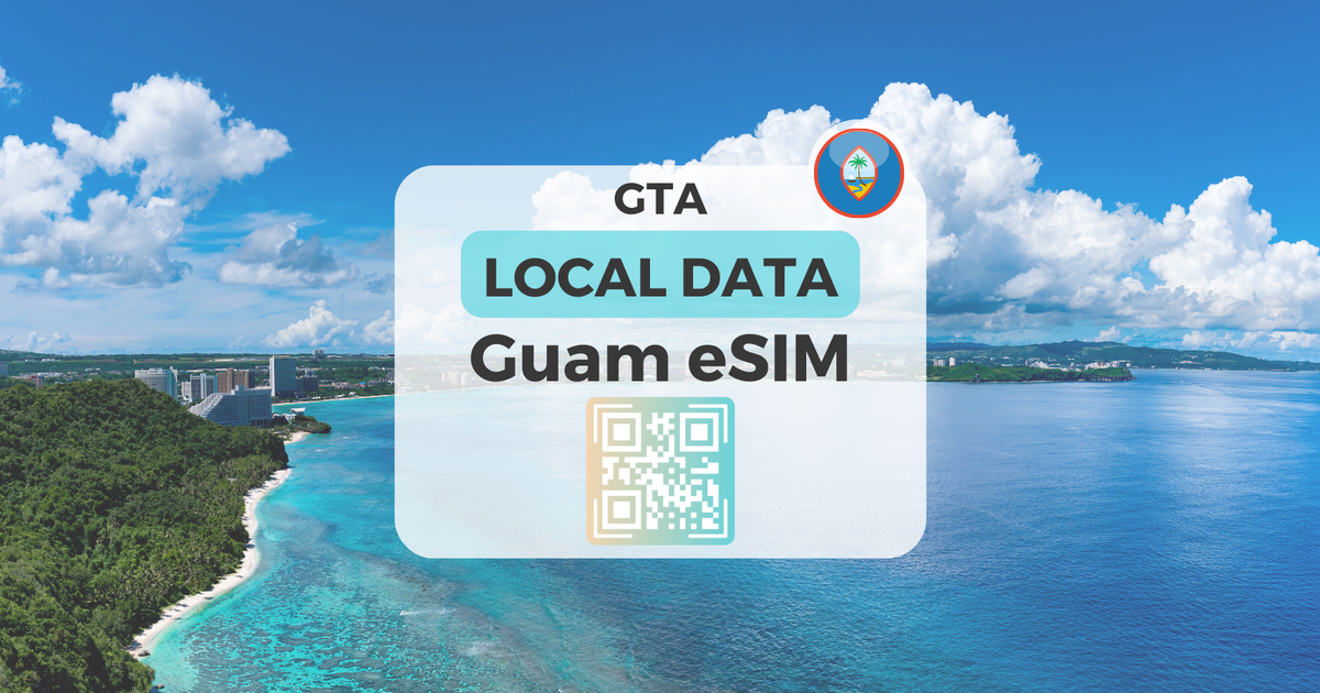 【Guam eSIM】 Guam eSIM with Unlimited 4G/LTE Local Data + Callings & SMS