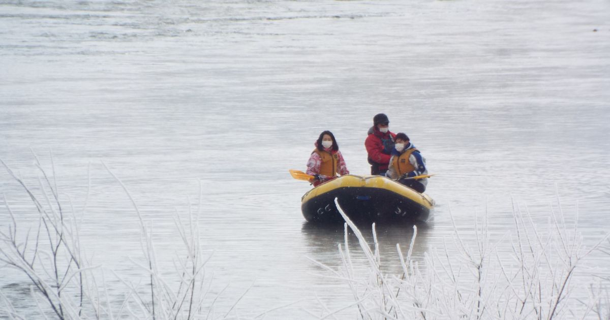 [Hokkaido Furano] Winter rafting