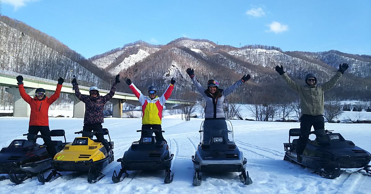 【HOKKAIDO・FURANO】Snowmobile tour
